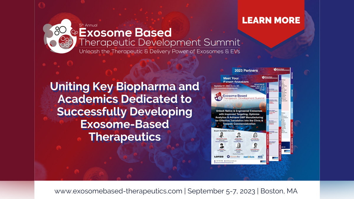 5th Exosome Based Therapeutic Development Summit | pharmaphorum