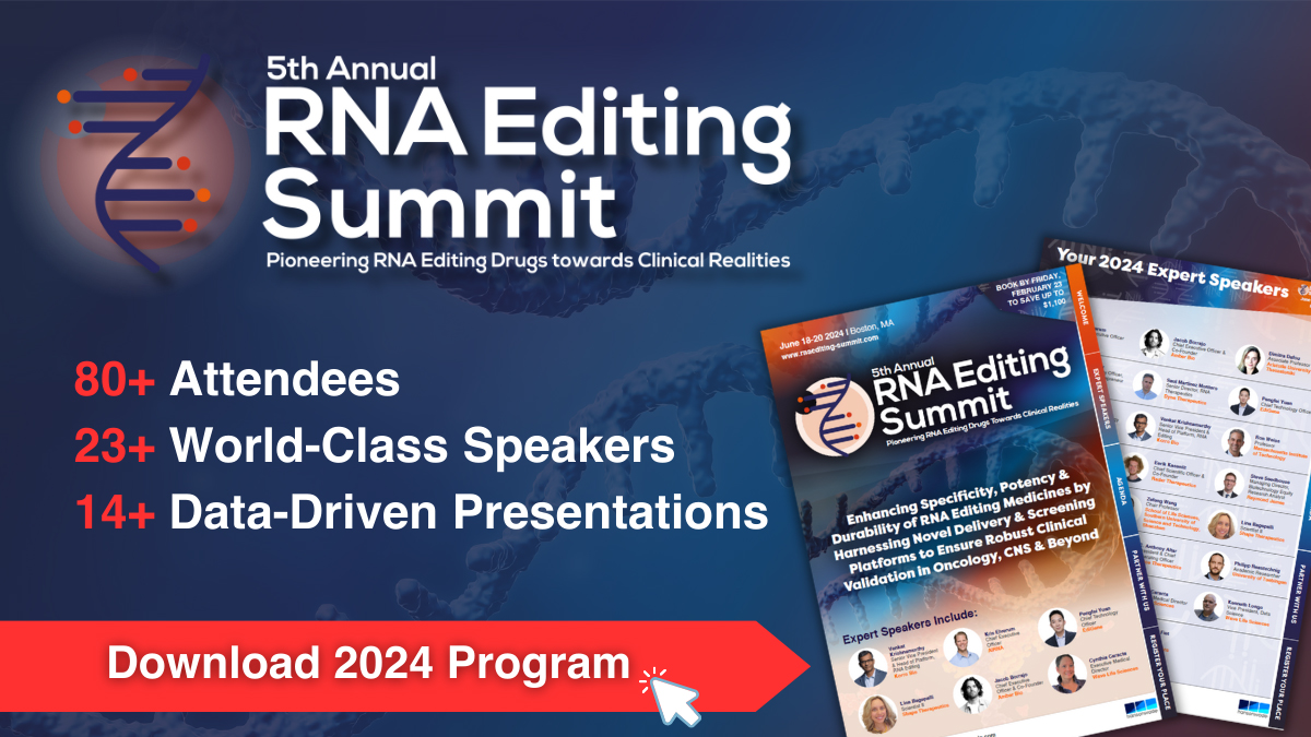 5th RNA Editing Summit 2024 | pharmaphorum