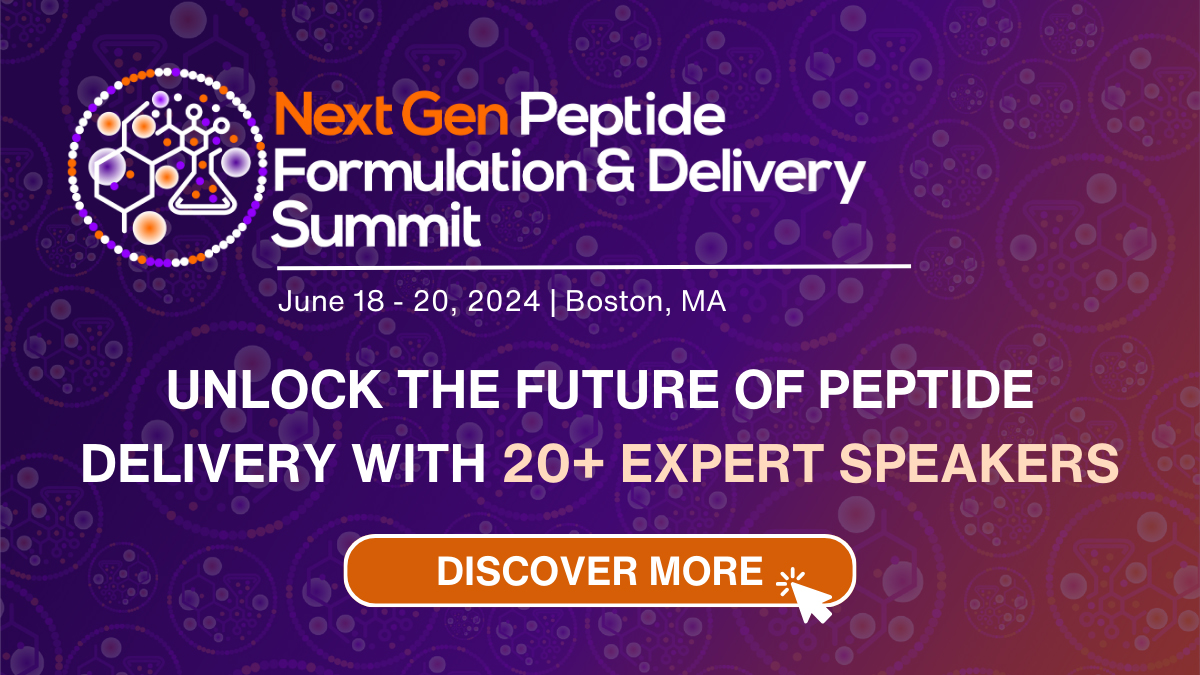 Next Gen Peptide Formulation & Delivery Summit | pharmaphorum