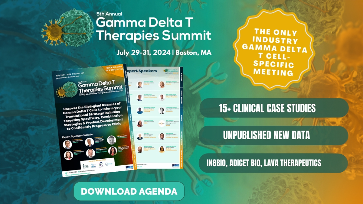 5th Gamma Delta T Cell Therapies Summit | pharmaphorum