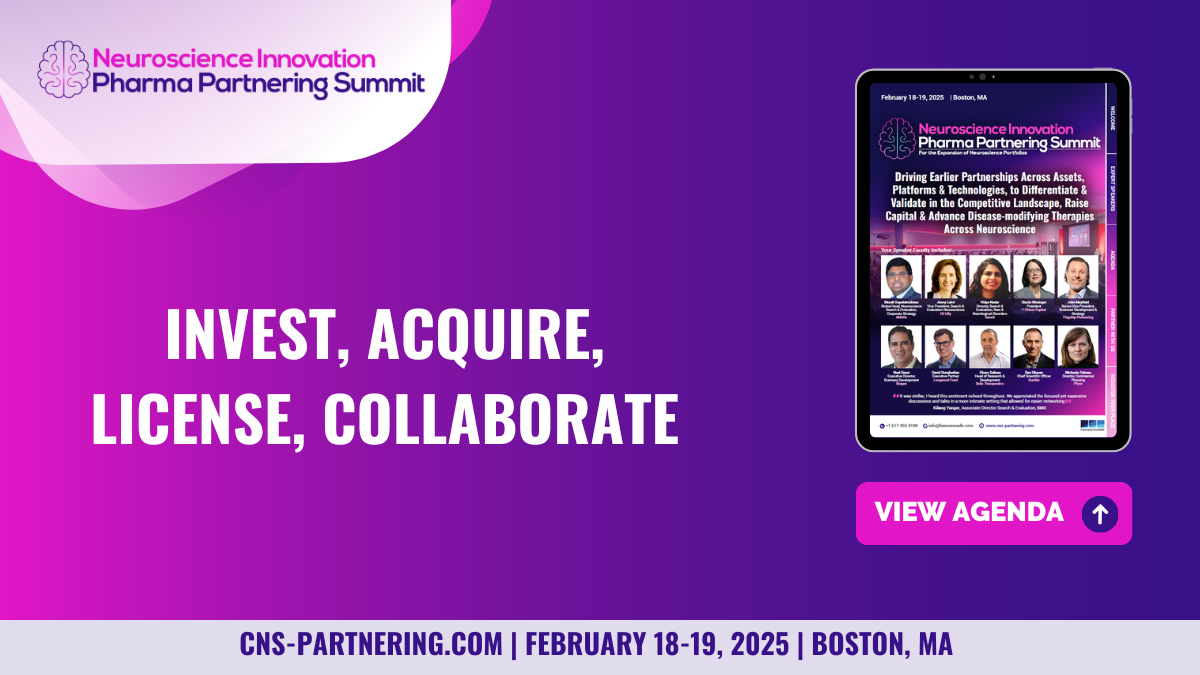 Neuroscience Innovation Pharma Partnering Summit | pharmaphorum