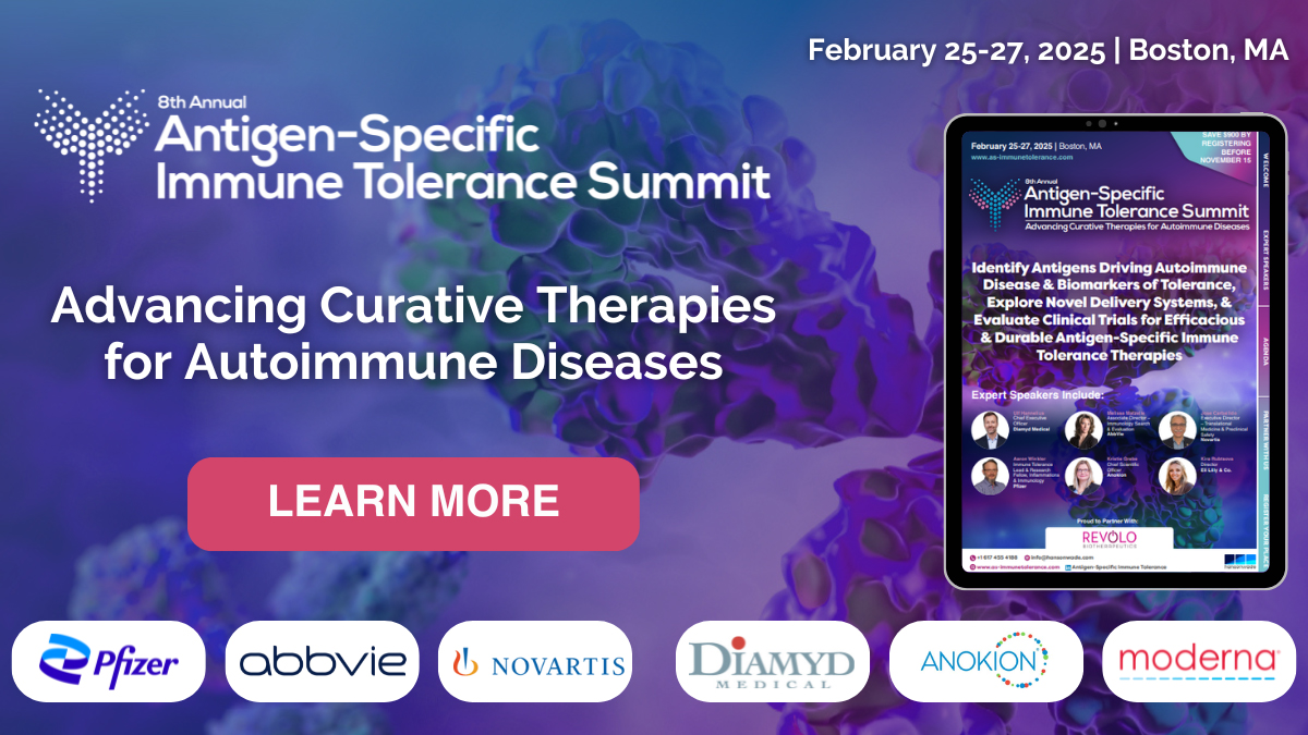 8th Antigen-Specific Immune Tolerance Drug Development Summit ...