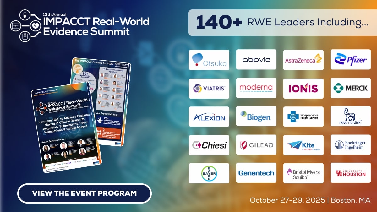 13th IMPACCT Real-World Evidence Summit | pharmaphorum