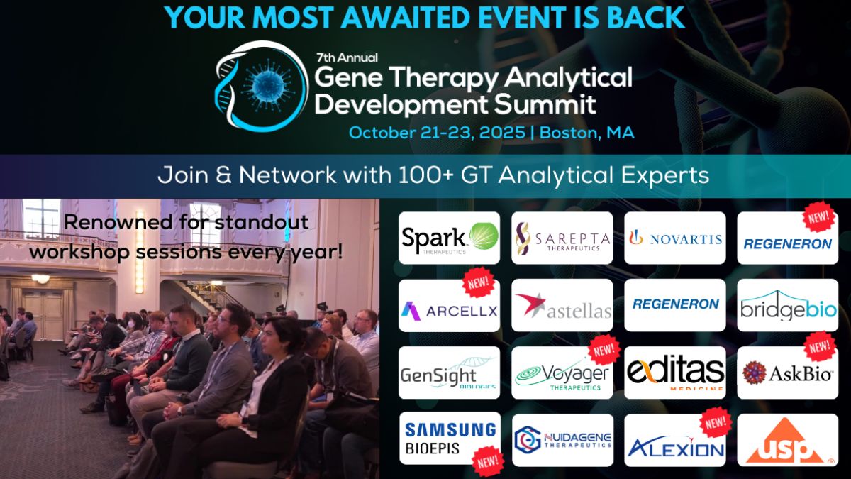 7th Gene Therapy Analytical Development Summit | Leading AD meeting in ...