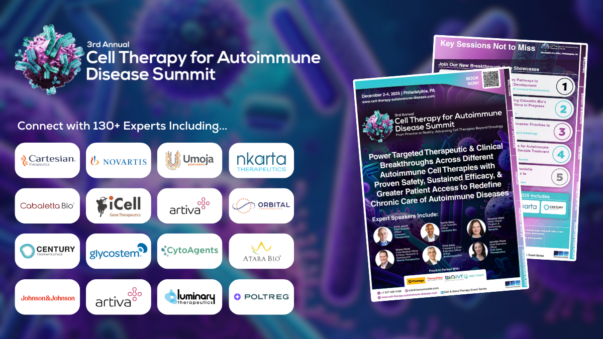 3rd Cell Therapy for Autoimmune Disease Summit | pharmaphorum