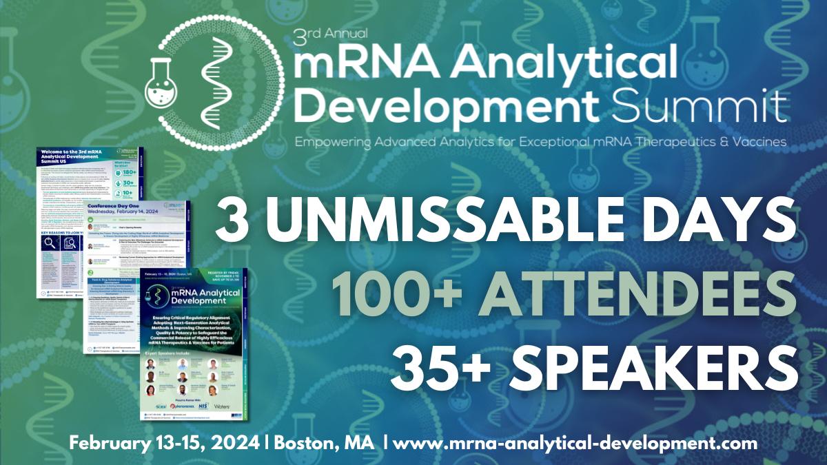 3rd mRNA Analytical Development Summit | pharmaphorum