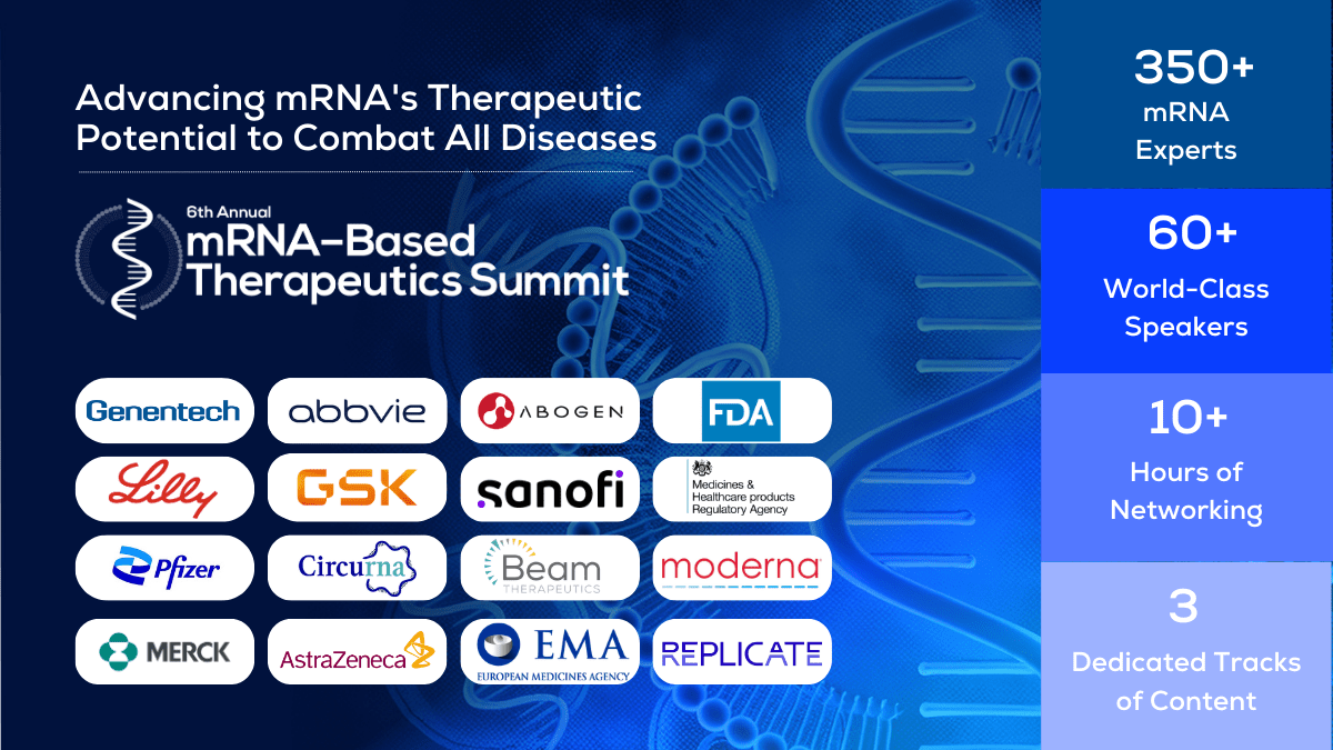 6th mRNA‑Based Therapeutics Summit | pharmaphorum