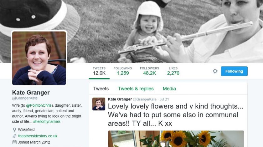 Campaigner and cancer patient Dr Kate Granger dies